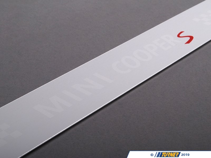 51477406649 - Genuine MINI Cooper S Logo Door Sill For Rocker Panel ...