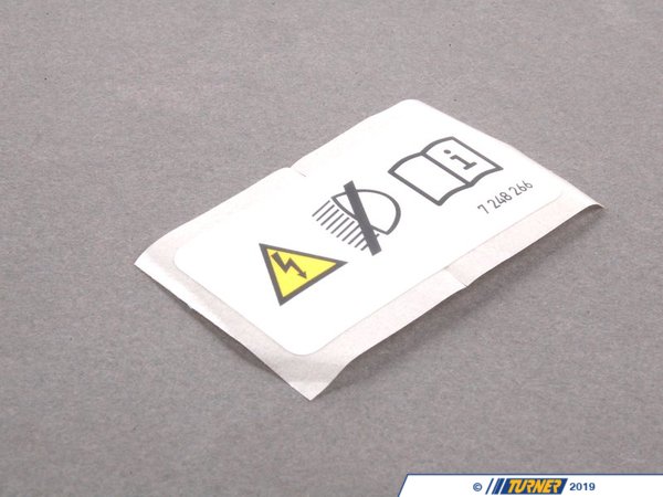 71237248266 - Genuine BMW Stick-on Label Xenon-light - 71237248266 ...