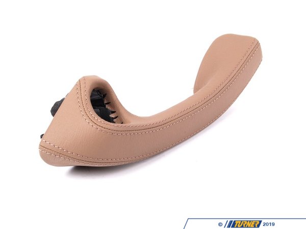 51418401176 - Genuine BMW Right Leather Handle Beige - 51418401176 ...