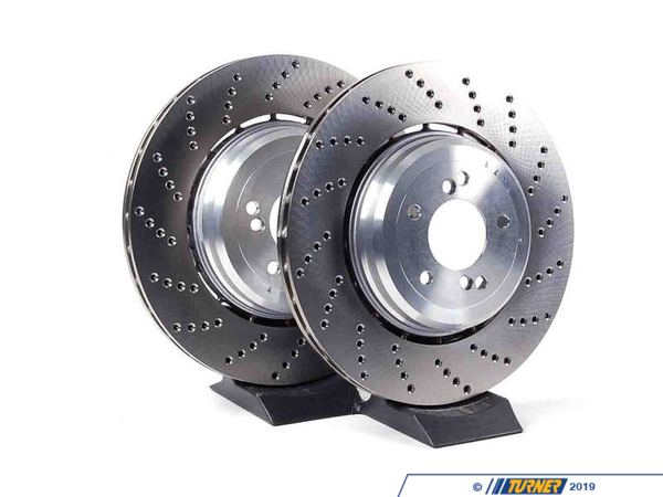 34212282807/8 - Genuine BMW Rear Brake Rotors - Pair (370x24) - E60 M5 ...