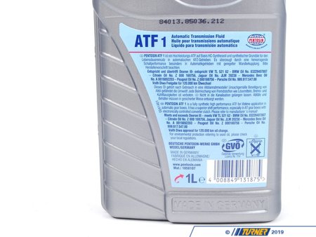 G 052 162 A2 - Pentosin ATF6 Automatic Transmission Fluid - 1 Liter ...