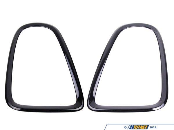 51132296297KT - Genuine MINI Rear Tail light Black Line Surround - Set ...