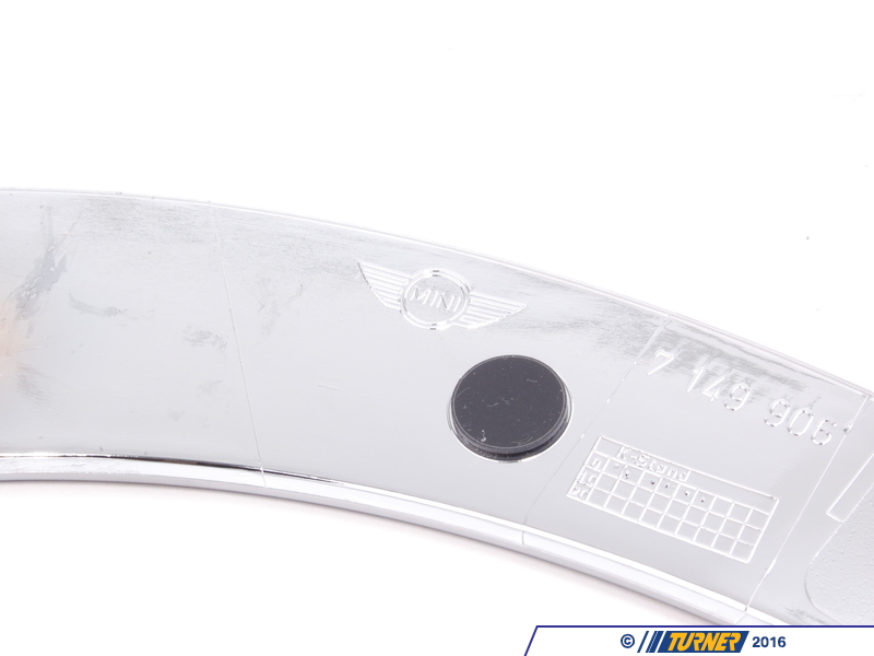 51137149906 - Genuine MINI Headlight Trim Ring Chrome - Passenger ...
