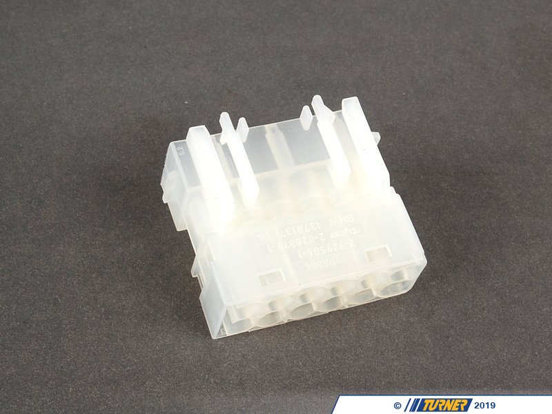 61131378137 - Genuine BMW Plug Housing, White - 61131378137 | Turner ...