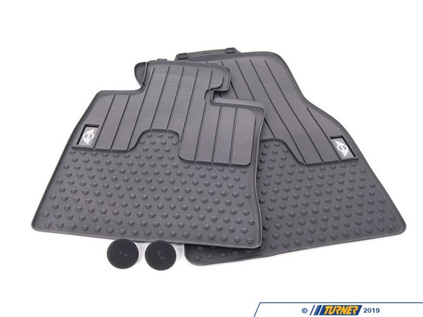 51472231957 - Genuine MINI Emblem Logo Front Rubber Factory Floor Mats ...