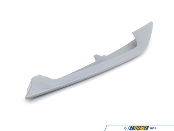 51117229181 - Genuine BMW Aluminum Lower Grille Trim - Left | Turner ...