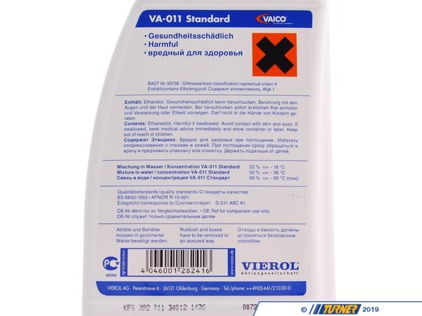 BMW-COOLANT - BMW Coolant / Antifreeze | Turner Motorsport