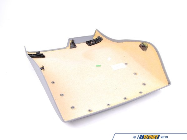 52108255675 - Genuine BMW Rear Panel With Net Bag Left Grau ...