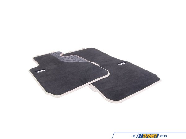51472293360 - Genuine BMW Modern Line Front Carpeted Floor Mat Set ...