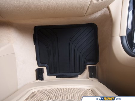 51472219802 - Genuine BMW Basic Line Rear Rubber Floor Mat Set - F36 ...