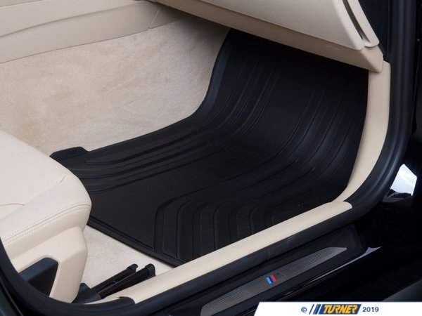 51472219799 - Genuine BMW Rubber Floor Mats - F30/F31/F34/F80 | Turner ...