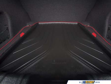51472239937 - Genuine BMW Sport Line Cargo Liner - Red Stripe - F82 ...