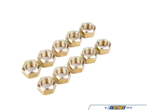 07129922745KT - Hex Nut - Pack Of 10 | Turner Motorsport