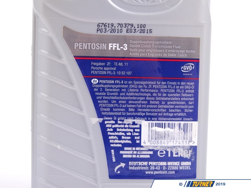 00004320729 - Pentosin FFL-3 Transmission Fluid - 1 Liter | Turner Motorsport
