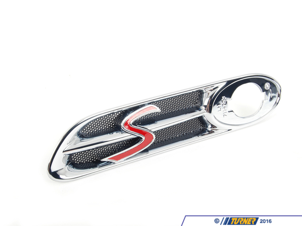 51137114733 - Genuine MINI Finisher Side Marker Vent - Chrome - Left ...