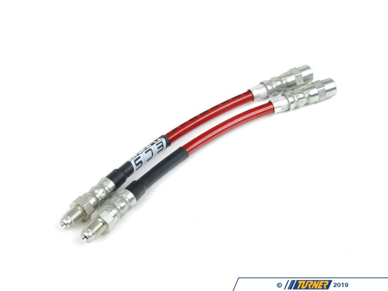 E30698000 - ECS Tuning Exact-Fit Stainless Steel Brake Lines (Full Kit ...