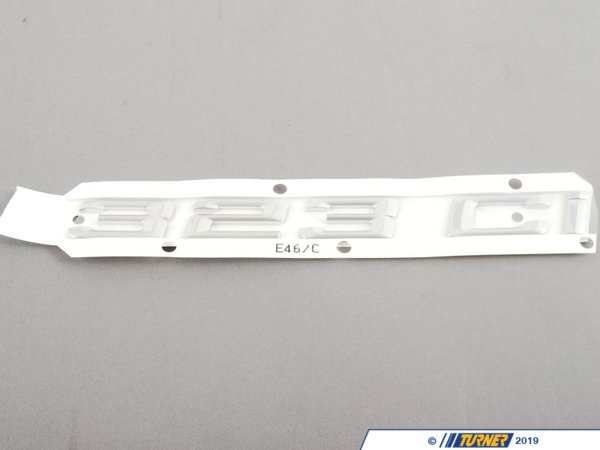 51147004687 - Genuine BMW Emblem Adhered Rear - 323Ci - 51147004687 ...