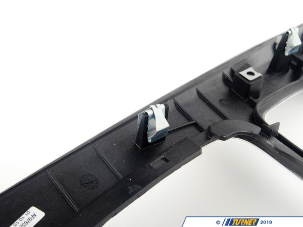 51169170929 - Genuine BMW Cover Center Console Alu/Feinschliff ...