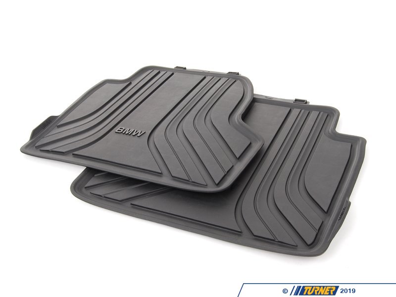 51472348155 - Genuine BMW Basic Line Rubber Floor Mat Set - Front ...