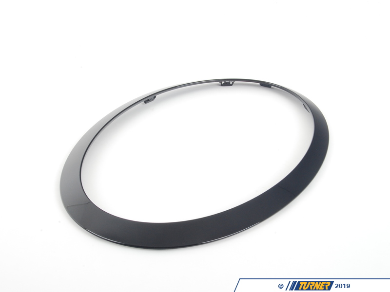 51137449209 - Genuine MINI Trim Ring, Light, Black, Front Left Jcw ...