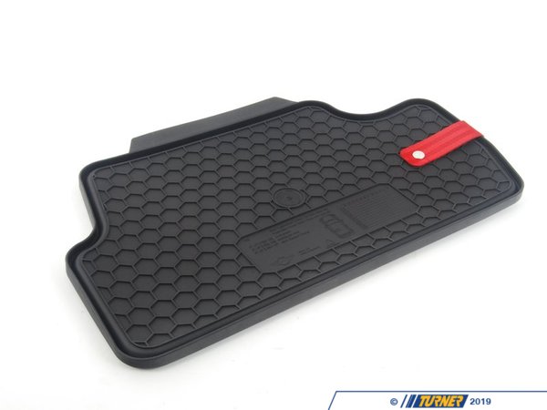 51472354167 - Genuine MINI Rear Rubber Factory Floor Mats Set JCW Pro ...