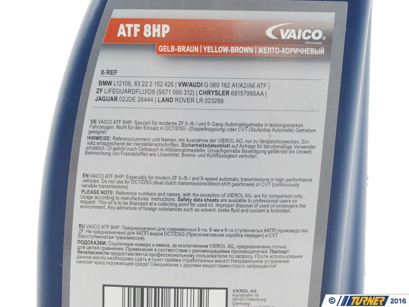 83222305397 - Vaico Automatic Transmission Fluid - 1 Liter | Turner ...