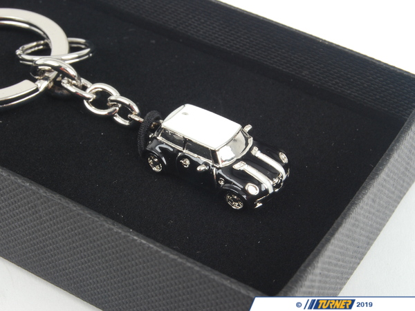 80902352307 - Genuine MINI Mini Car Key Ring - Black | Turner Motorsport