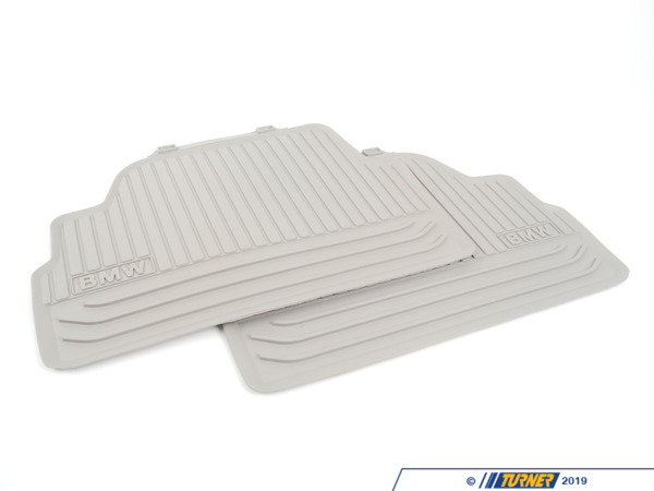 51472346787 - Genuine BMW All Weather Rubber Floor Mats - Beige - F10 ...