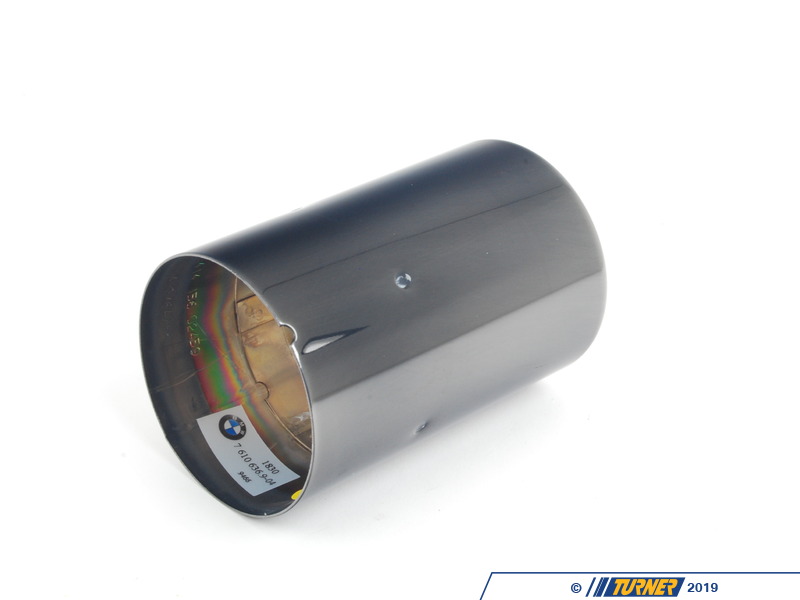 18307610636 - Genuine BMW Black Chrome Exhaust Tip - F30 328d 328d ...