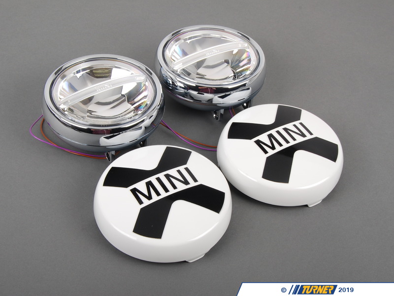 63122288981 - Genuine MINI LED Driving Lights Retrofit Kit - Chrome ...