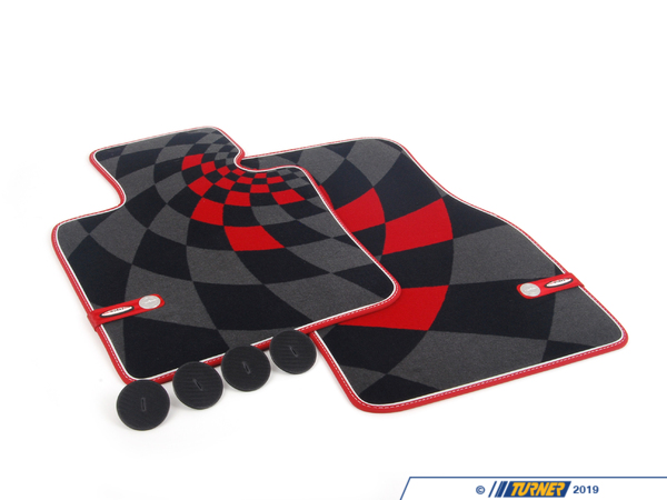 51472354174 - Genuine MINI Front Carpet Factory Floor Mats Set JCW Pro ...