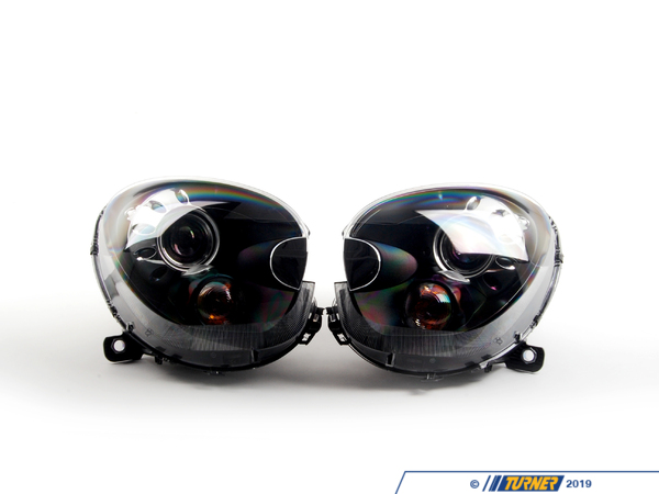63102289650KT - Genuine MINI Bi-Xenon Headlight Black 25 W - Set ...