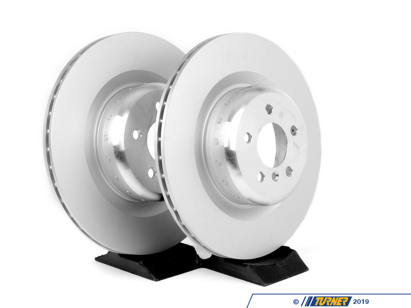 34216795318KT - Genuine BMW Rear Brake Rotor Set - E70 X5M, E71 X6M ...