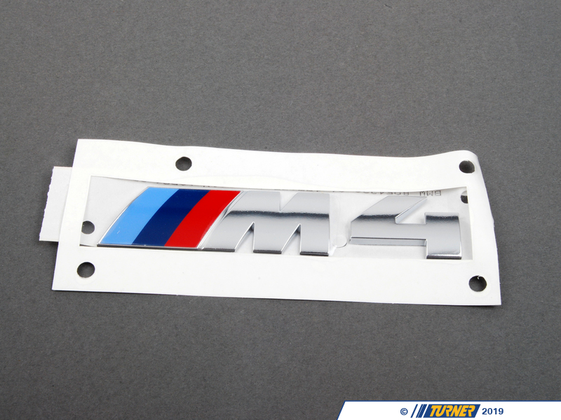 51138054330 - F82 M4 Rear Motorsport Emblem | Turner Motorsport