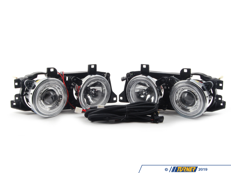 4441114PXNDE - Angel Eye Projector Headlights - Chrome | Turner Motorsport
