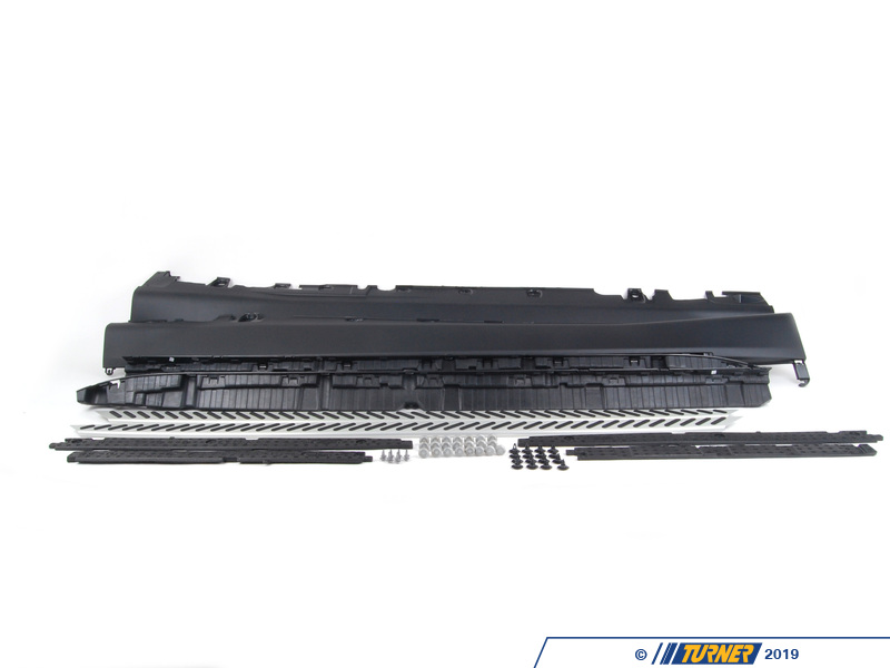 51952357132 - Genuine BMW Aluminum Running Board Set - F15 | Turner ...