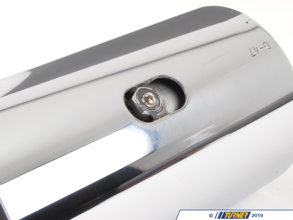 18302354364 - BMW M Performance Chrome Tailpipe Tip - F3X N55, F22 N55 ...
