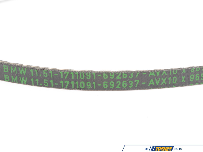11511711091 - Genuine BMW Drive Belt - Alternator - E28 528e, E30 325es ...