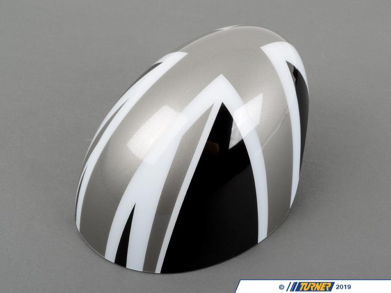 51142352628 - Genuine MINI Mirror Cap Black Jack - Right - F56 F54 F55 ...
