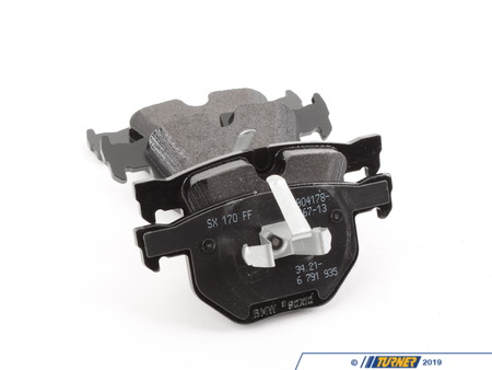 34212288895 - Genuine BMW Rear Brake Pads with Wear Sensor - E9X BMW ...