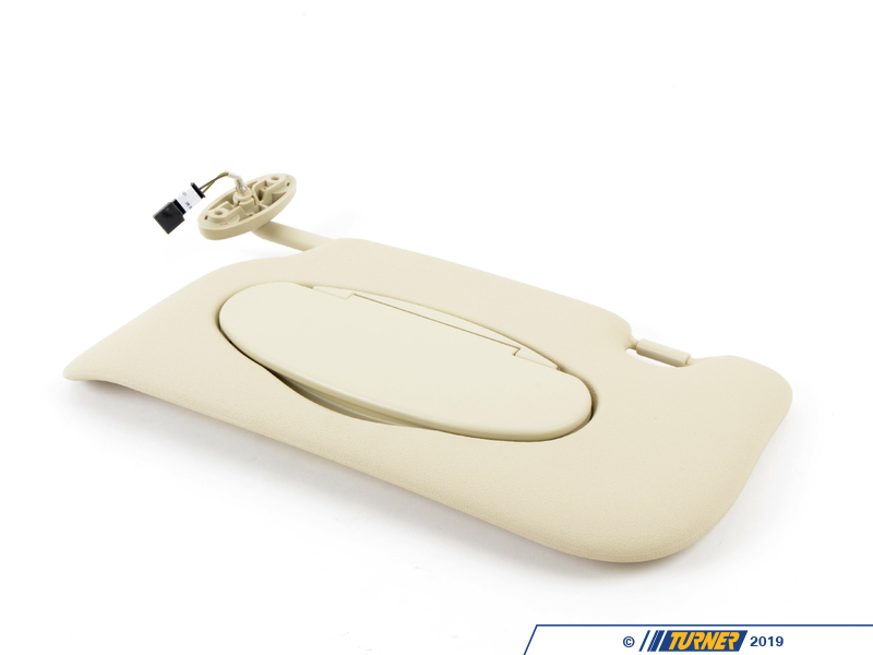 51167361845 - Genuine MINI Sun Visor With Label, Left Light Beige ...