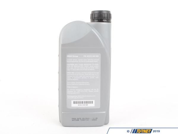 83222344589 - Genuine MINI Gearbox Oil For Manual Transmissions MTF-2 ...