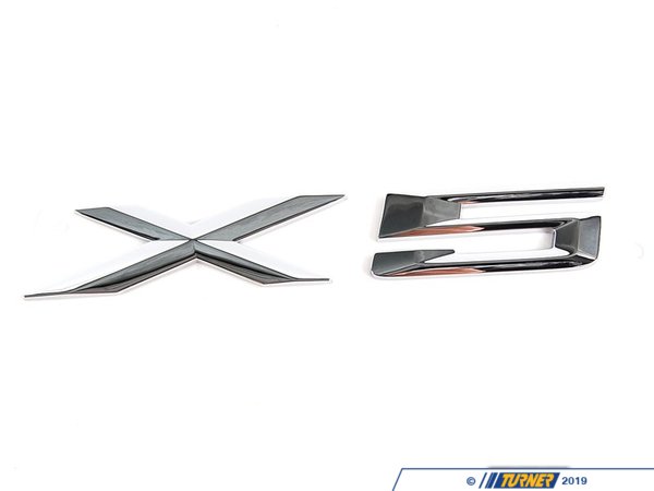 51148402675 - Trunk Emblem - "x5" - E53 X5, E70 X5 | Turner Motorsport