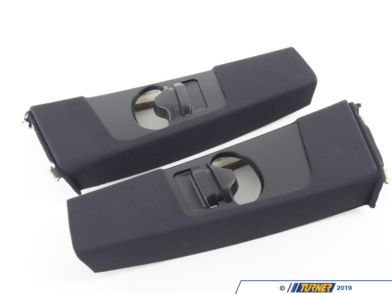 51432699053KT - Genuine BMW A-B-C Pillar Cover Kit - black - E46 323Ci ...