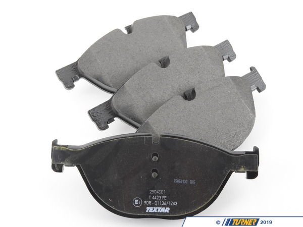34116851269 - Textar Front Brake Pad Set - F01, F02, F10 | Turner ...
