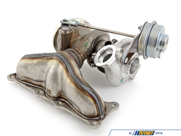 11657649291 - OEM Mitsubishi Rear Turbocharger With Exhaust Manifold ...