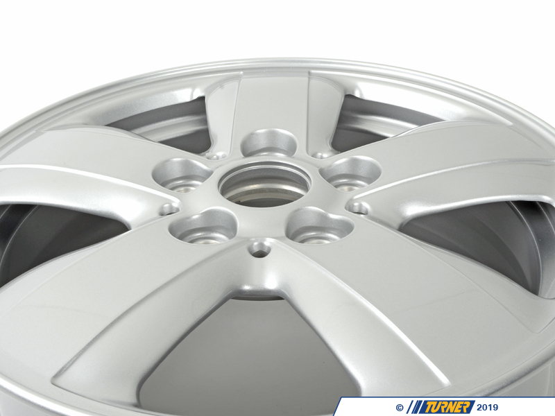 36116855101 - Genuine MINI Light Alloy Rim, Silver 5,5Jx15 Et:46 ...