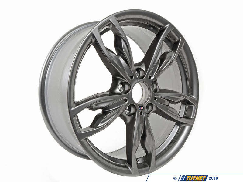 36117845870 - Genuine BMW 18" M Double Spoke Style 436 Ferric Grey ...