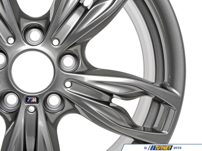 36117845870 - Genuine BMW 18" M Double Spoke Style 436 Ferric Grey ...