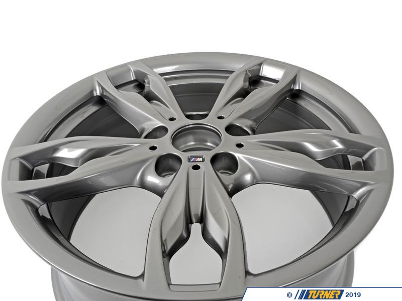 36117845870 - Genuine BMW 18" M Double Spoke Style 436 Ferric Grey ...